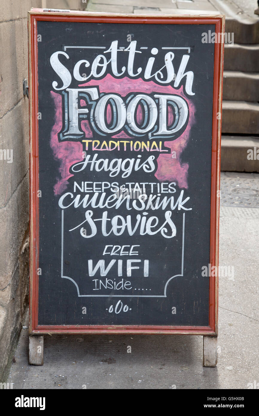 Halfway House Scottish Pub Sign Edinburgh Scotland UK Stock Photo