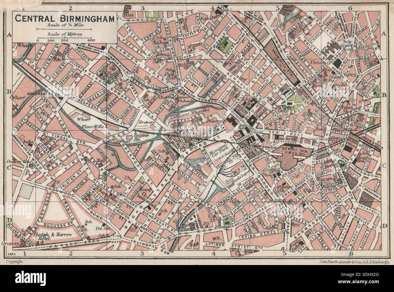 Map of england 1930 hi-res stock photography and images - Alamy