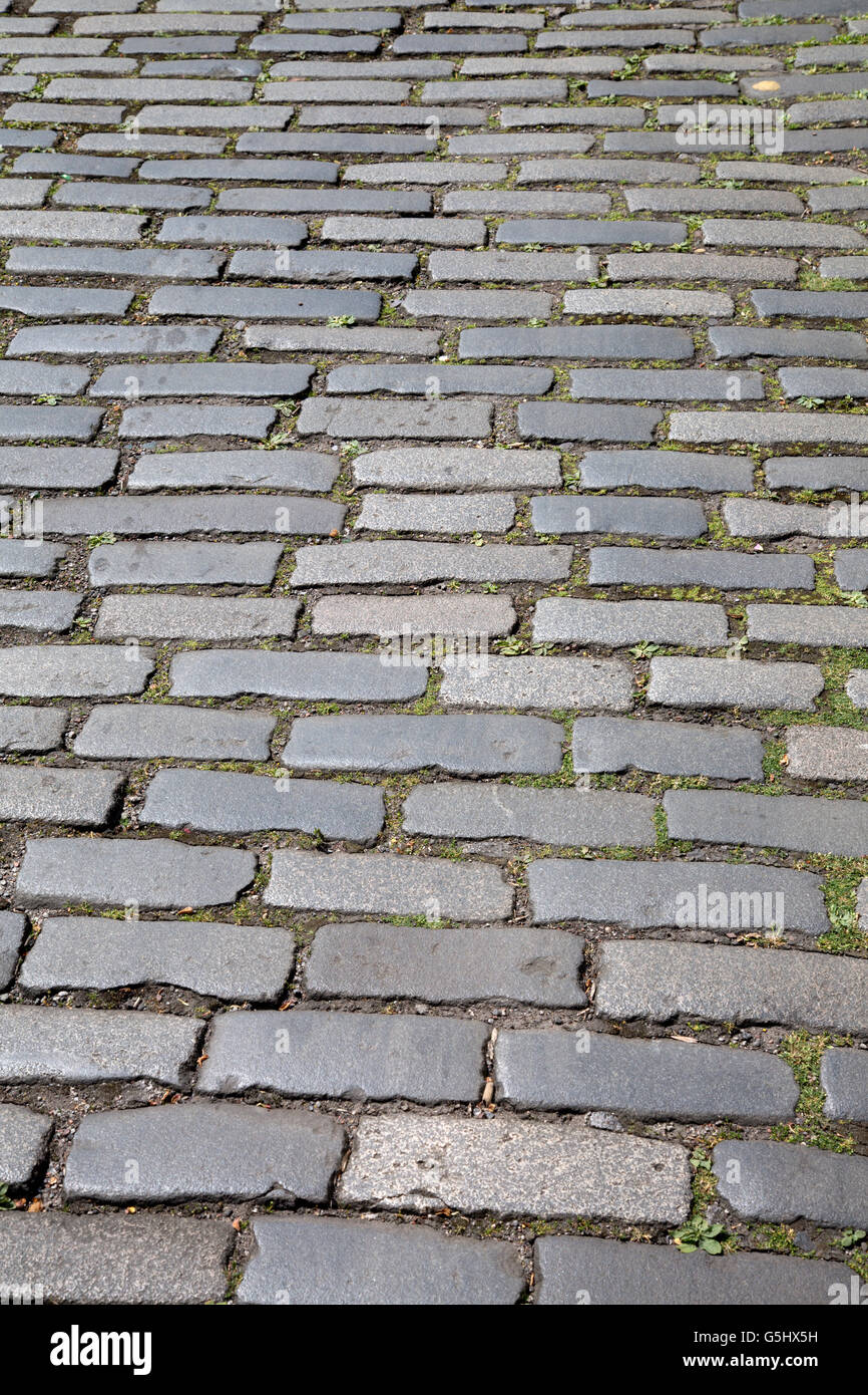 Cobblestone, Dean Village; Edinburgh; Scotland Stock Photo - Alamy
