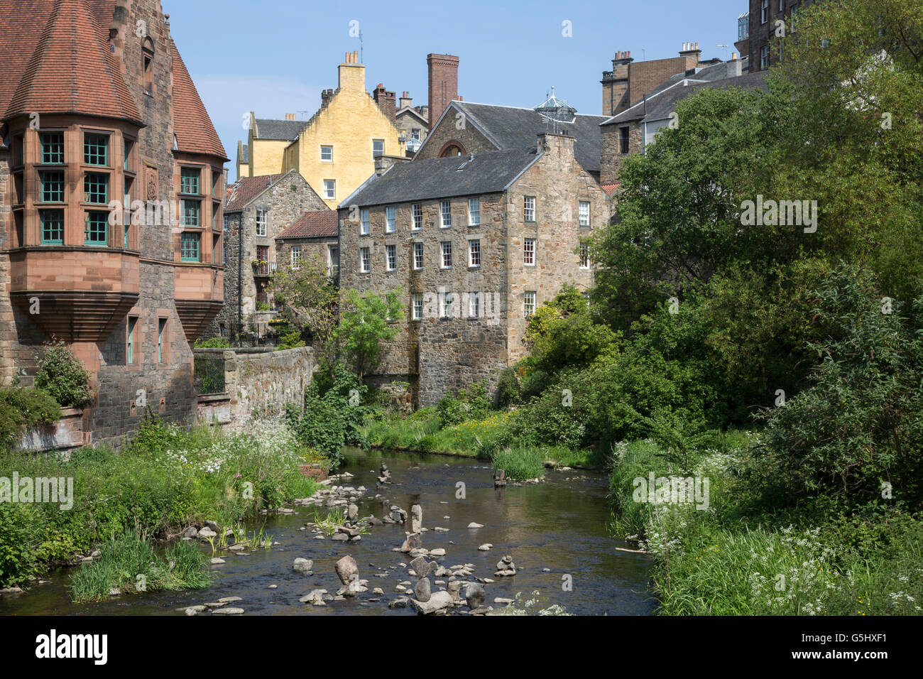 Dean Village and River Leith, Edinburgh, Scotland Stock Photo - Alamy