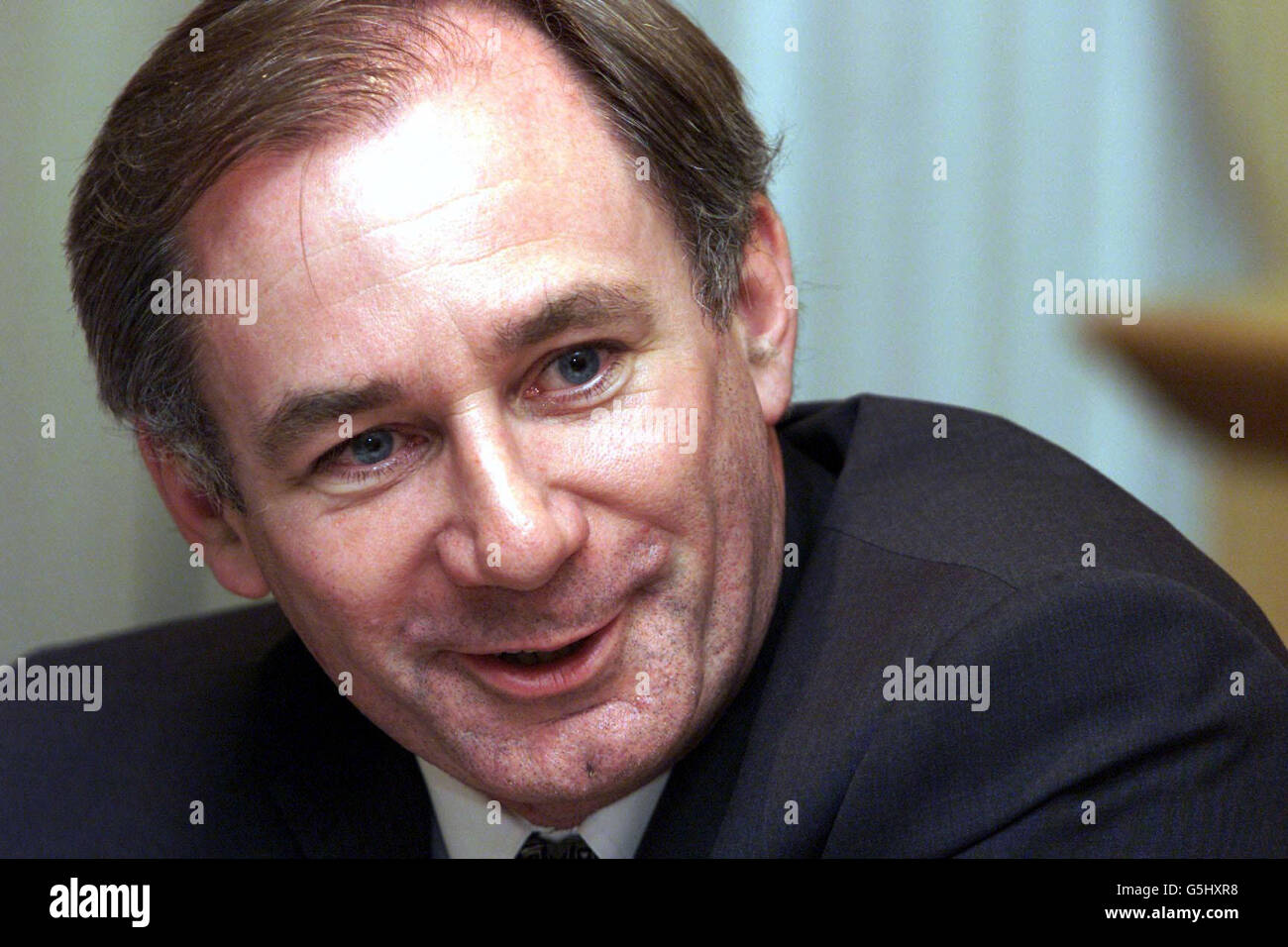 Defence Secretary Geoff Hoon during a news conference at the Hyatt ...