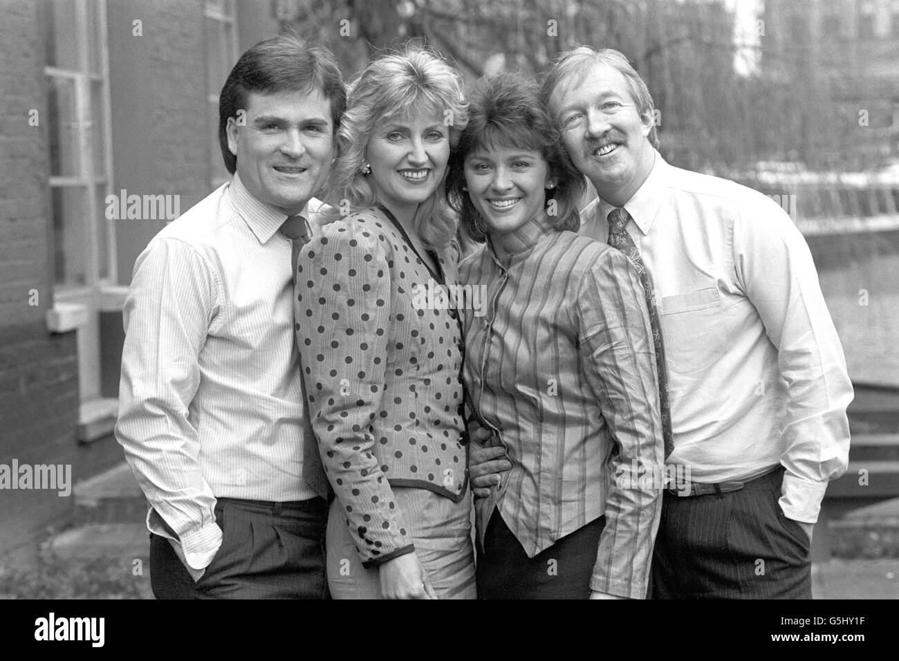 The TV-am presenters, from left: Richard Keys, Jayne Irving, Kathy ...