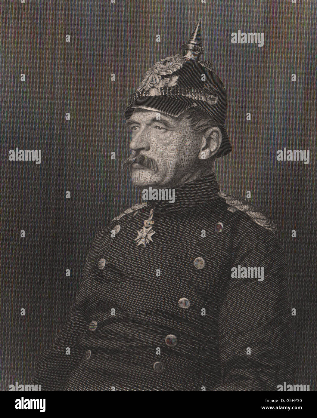 FRANCO-PRUSSIAN WAR: Albrecht Theodor Emil Graf von Roon. Prussia ...
