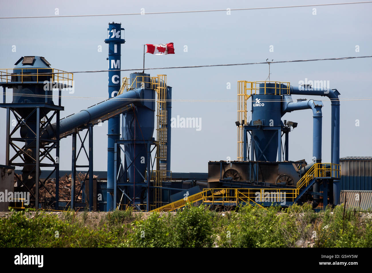Kimco steel company in Kingston, Ont., on June 20, 2016 Stock Photo - Alamy