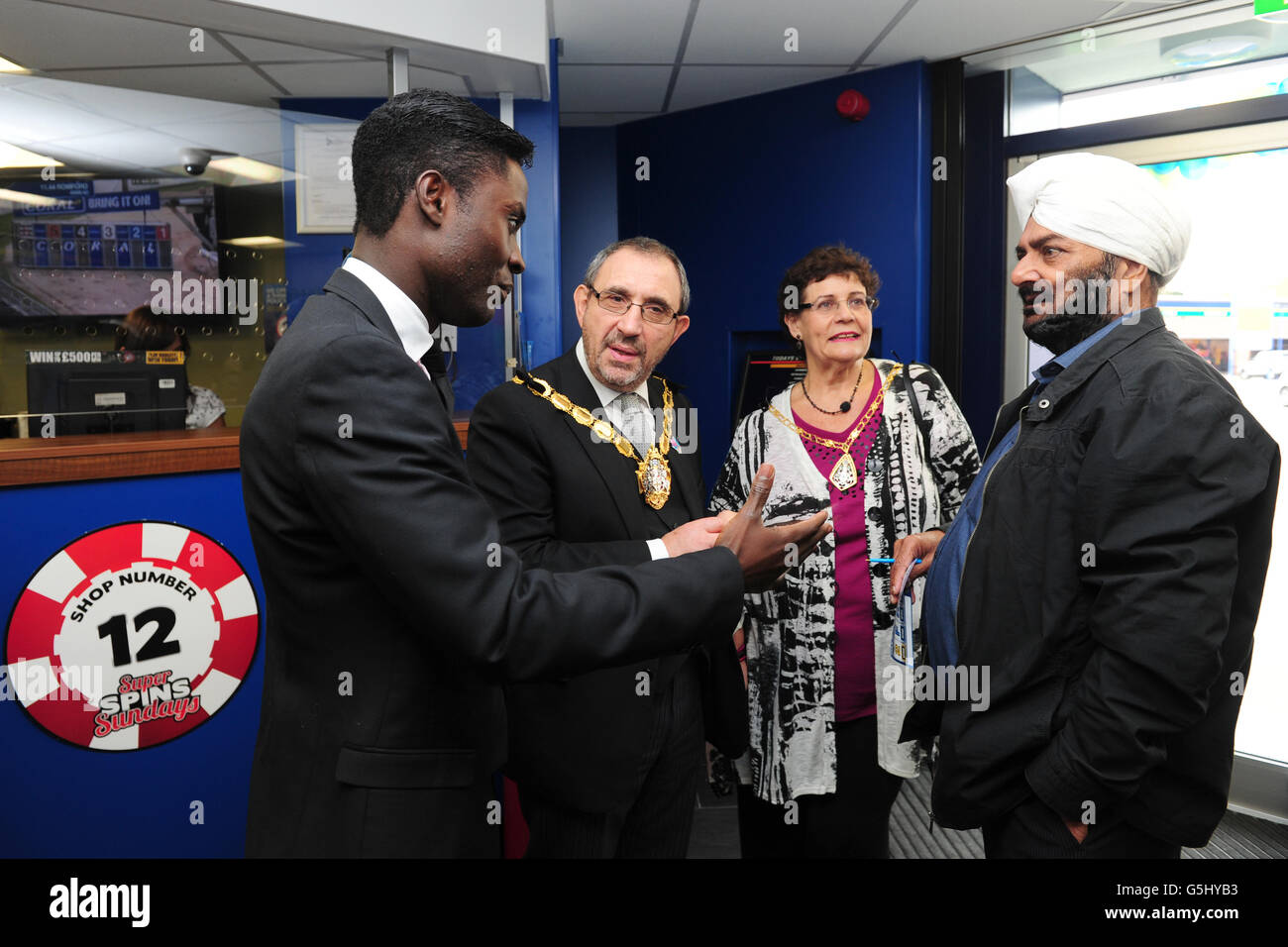 Mayor of Croydon, Councillor Eddy Arram, accompanied by Mayoress, Mrs ...