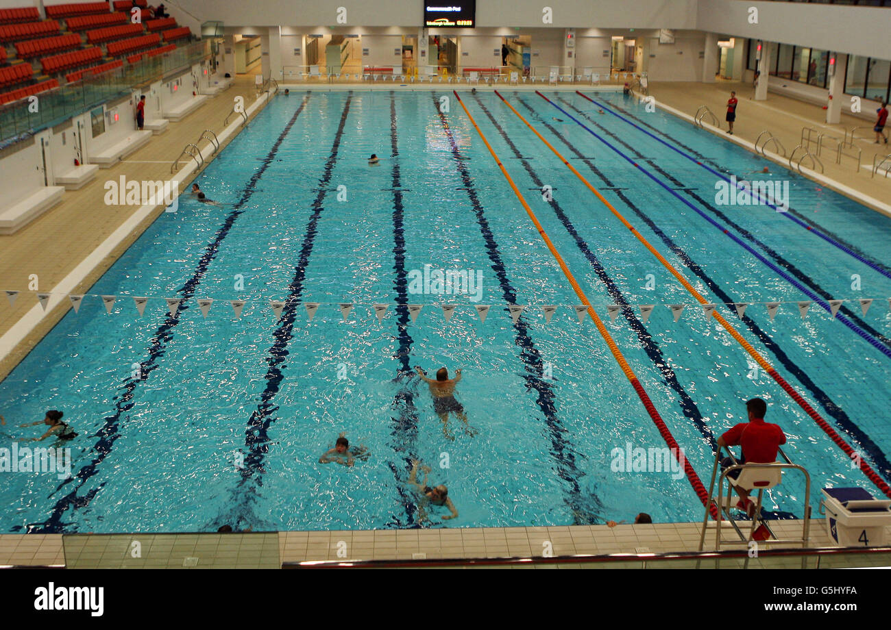 A general view of the Commonwealth Pool in Edinburgh, where Scottish ...