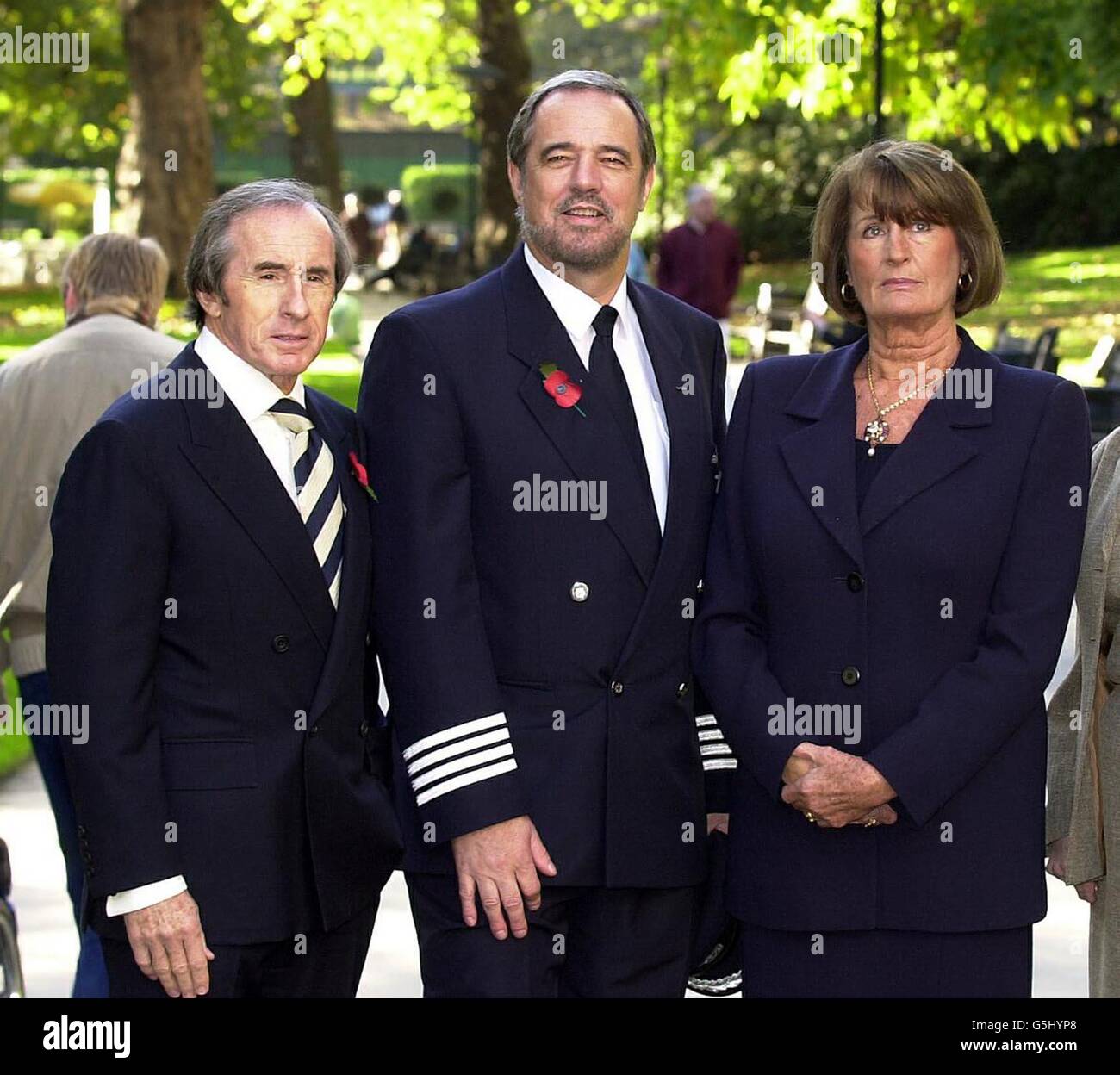 British Airways pilot Captain William Hagan (centre), who fought a ...