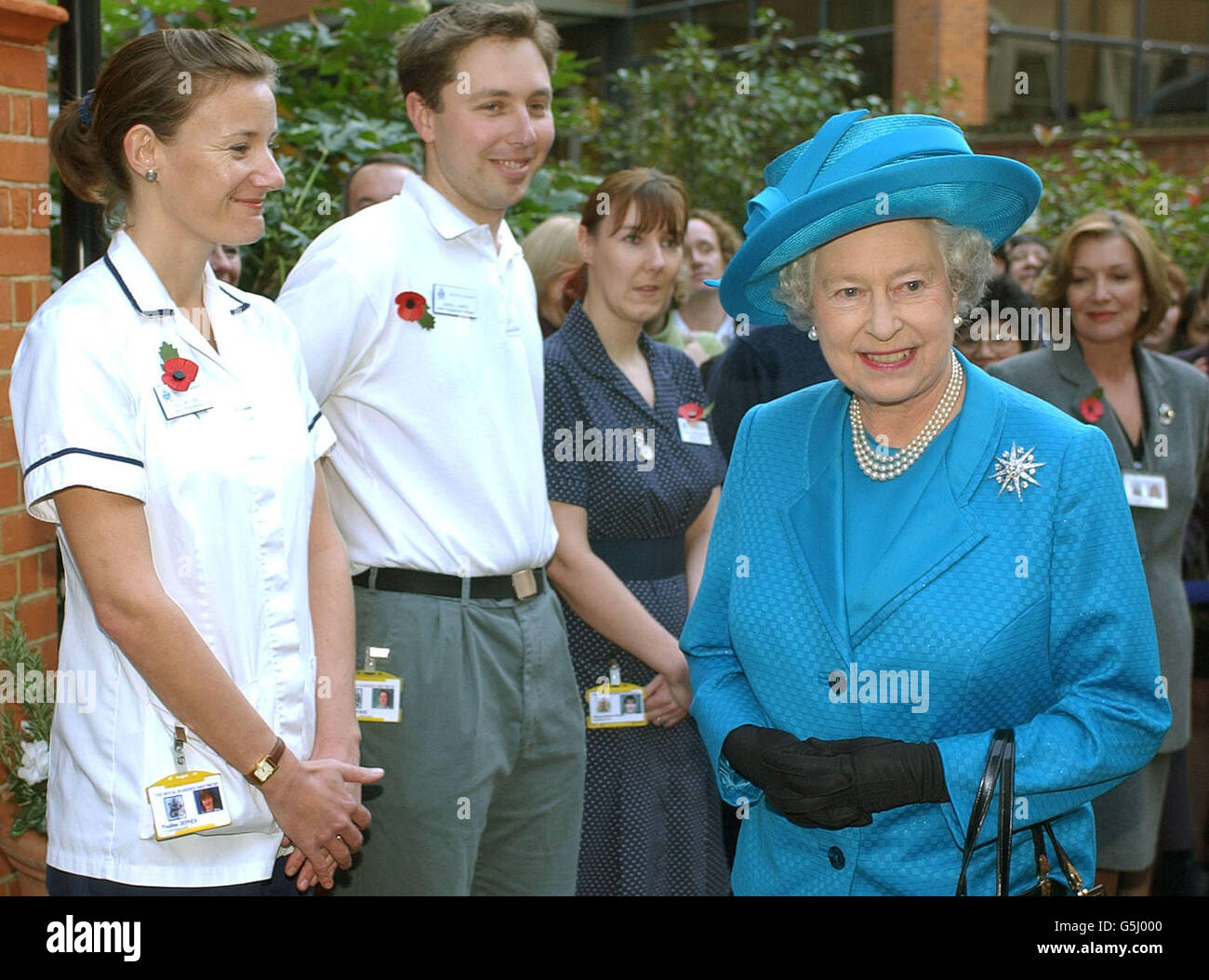Queen at The Royal Marsden Hospital Stock Photo - Alamy
