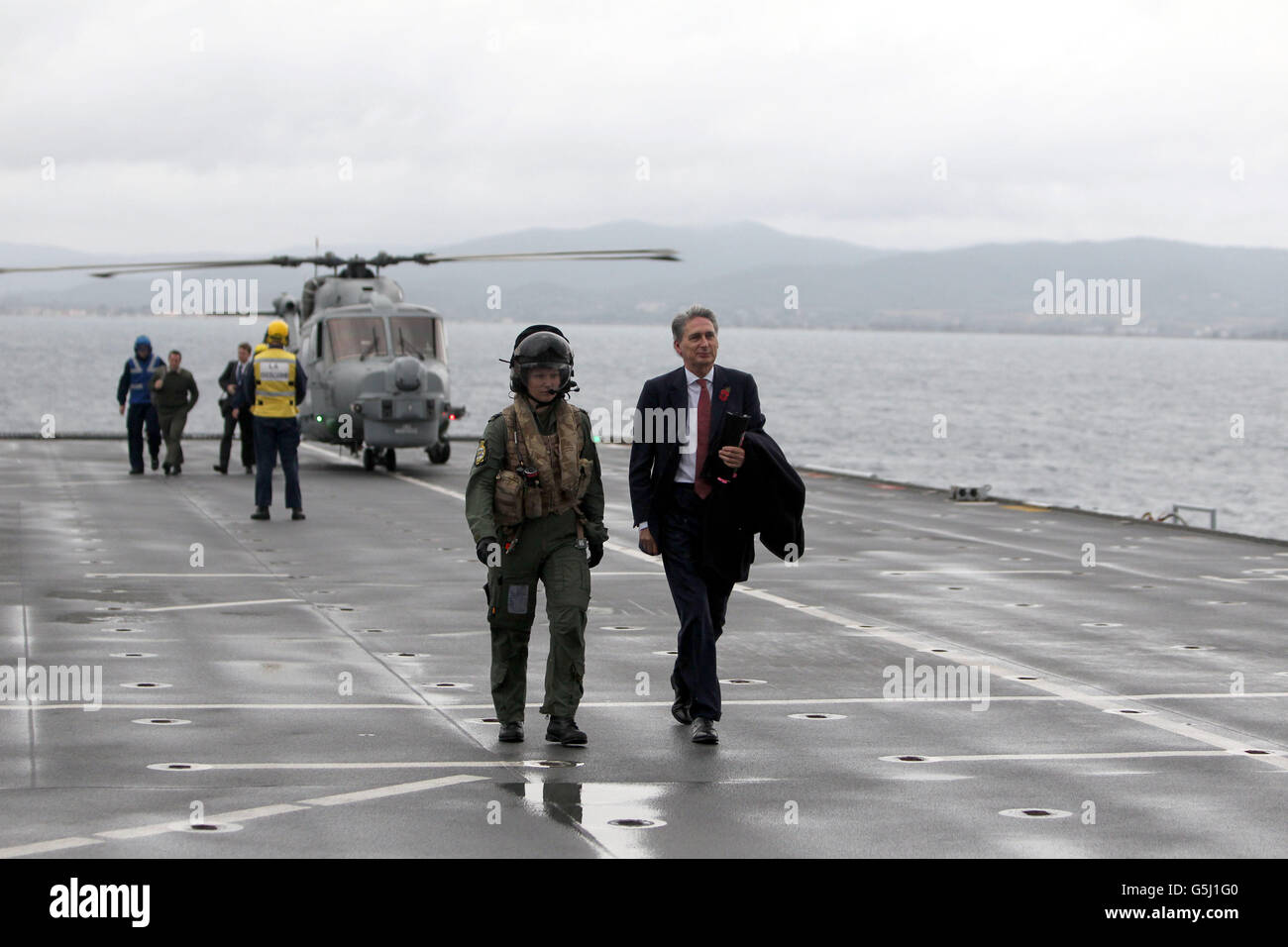 UK-French naval exercise Stock Photo - Alamy
