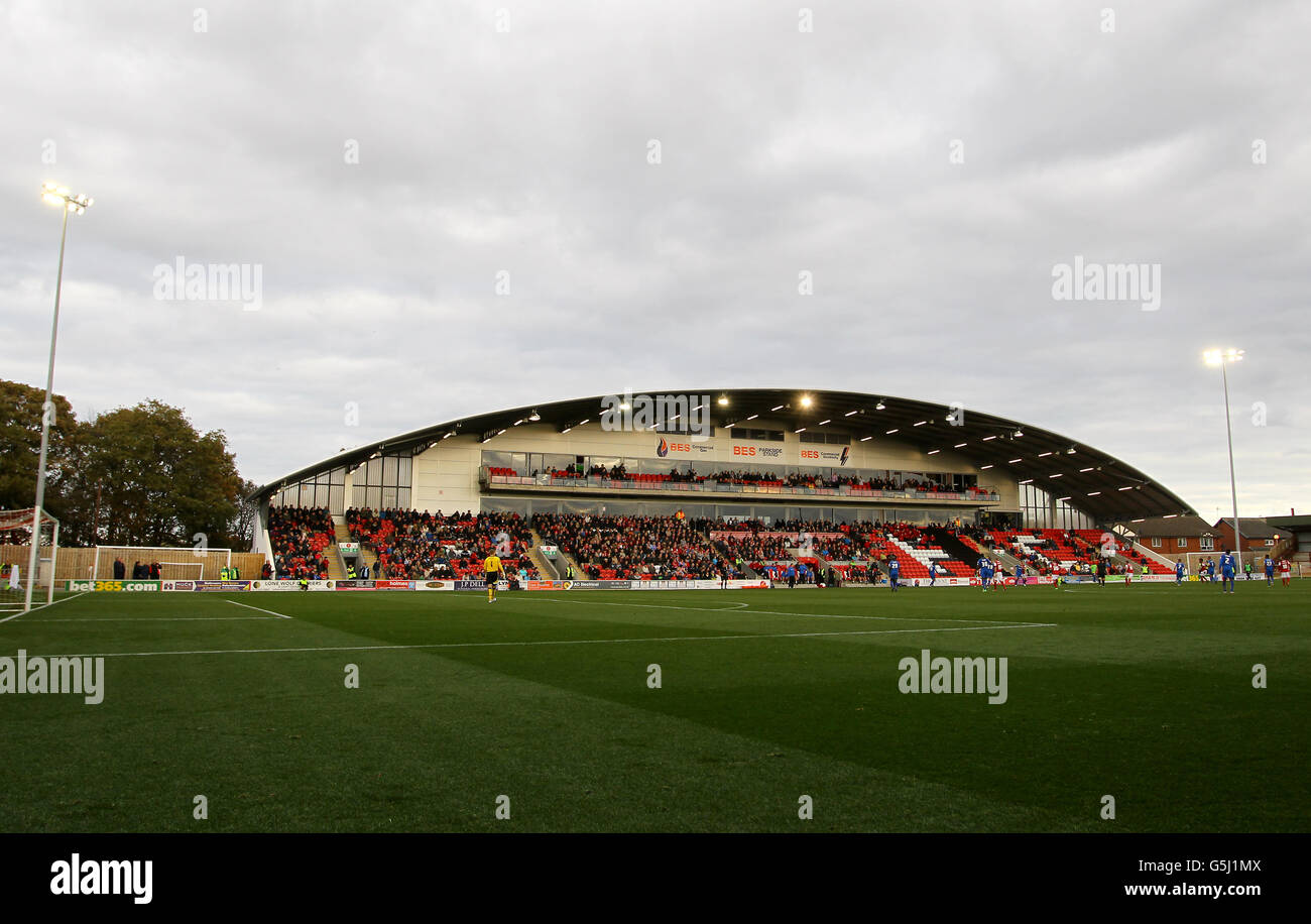 Highbury stadium general view hi-res stock photography and images - Alamy