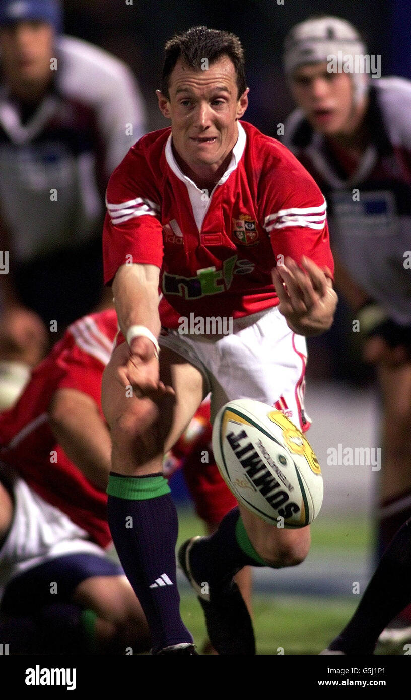 British Lions - Robert Howley in action against Queensland Reds in the ...