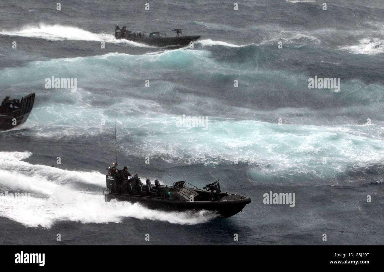 UK-French naval exercise Stock Photo - Alamy