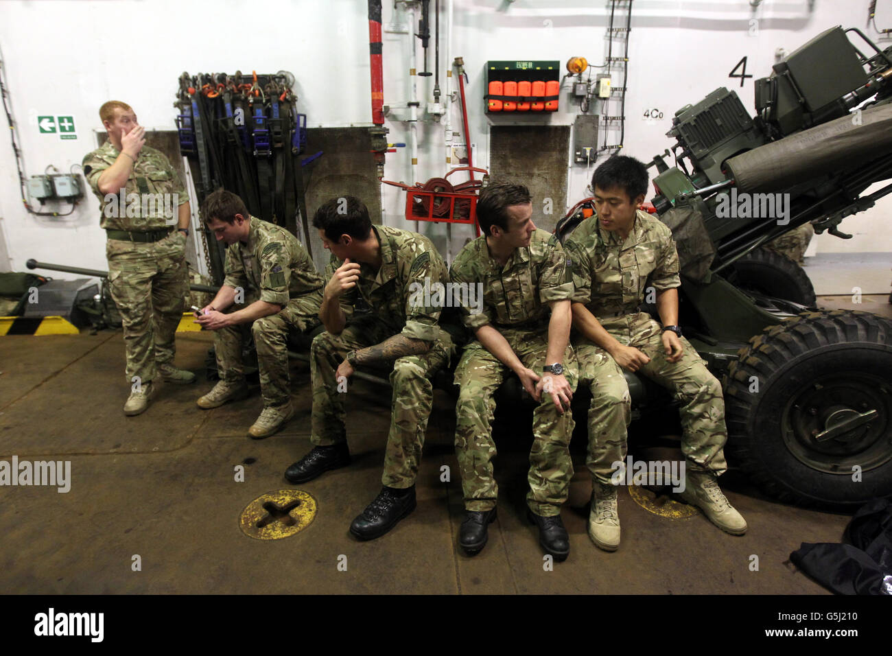 UK-French naval exercise Stock Photo - Alamy