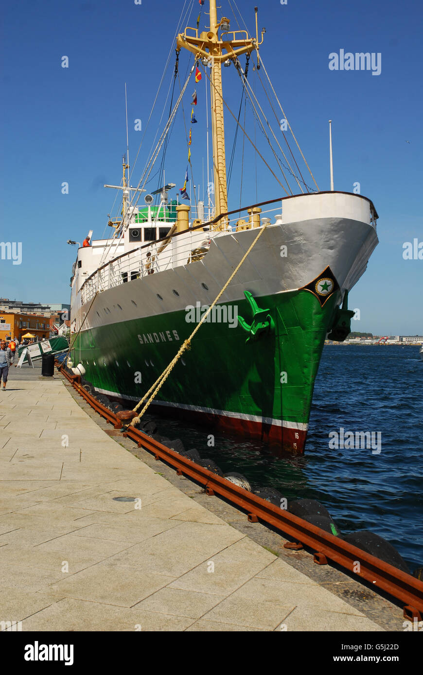 Norway, Stavanger, Port, Classic Vessel 'Sandnes' Stock Photo - Alamy