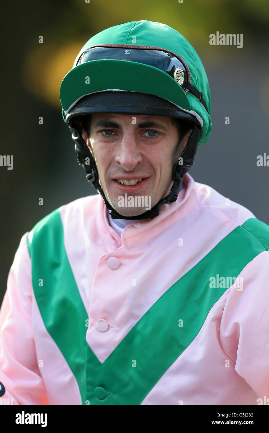 Horse Racing - Nottingham Races. Derek Fox, jockey Stock Photo - Alamy
