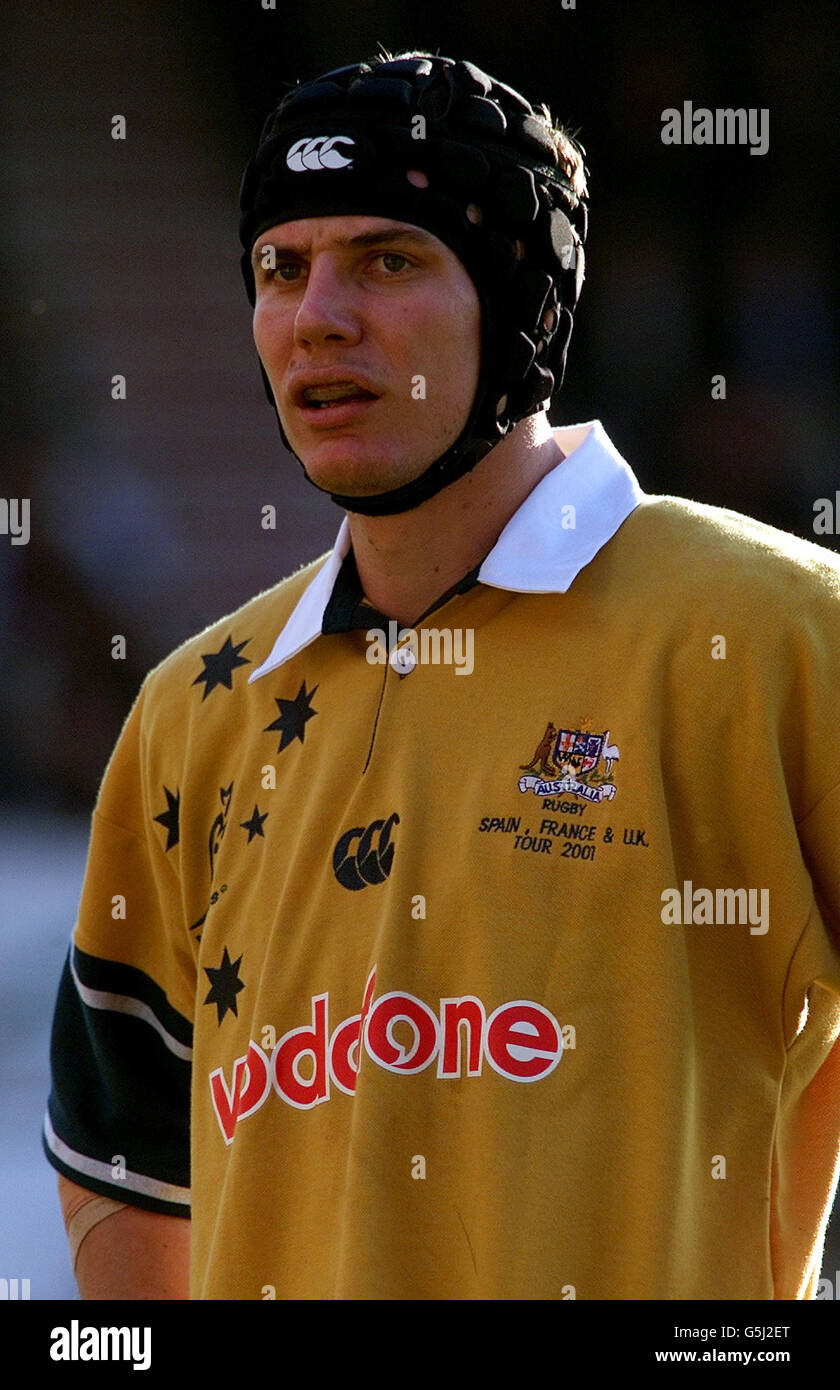 Australia. Stephen Larkham of Australia, in the build-up to the ...