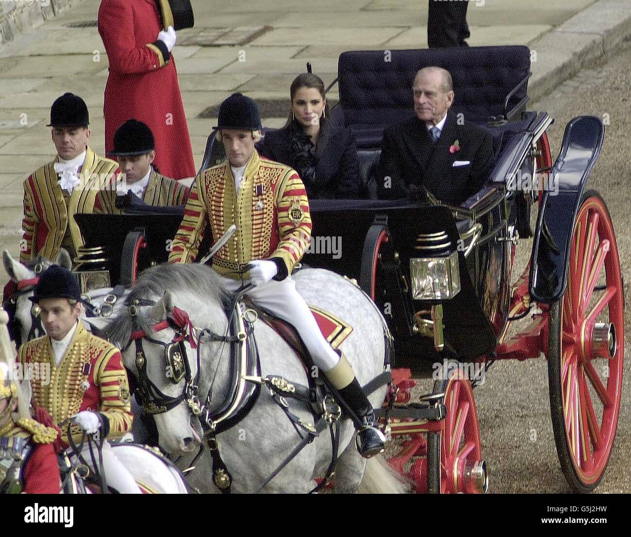 Start state visit uk by jordans king abdullah ii hi-res stock ...