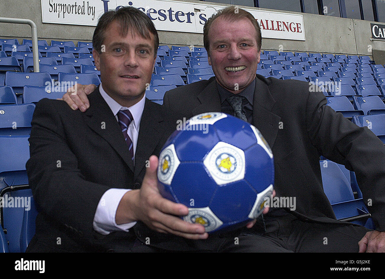 Sport football football seats smiling hand on knee micky adams hi-res ...