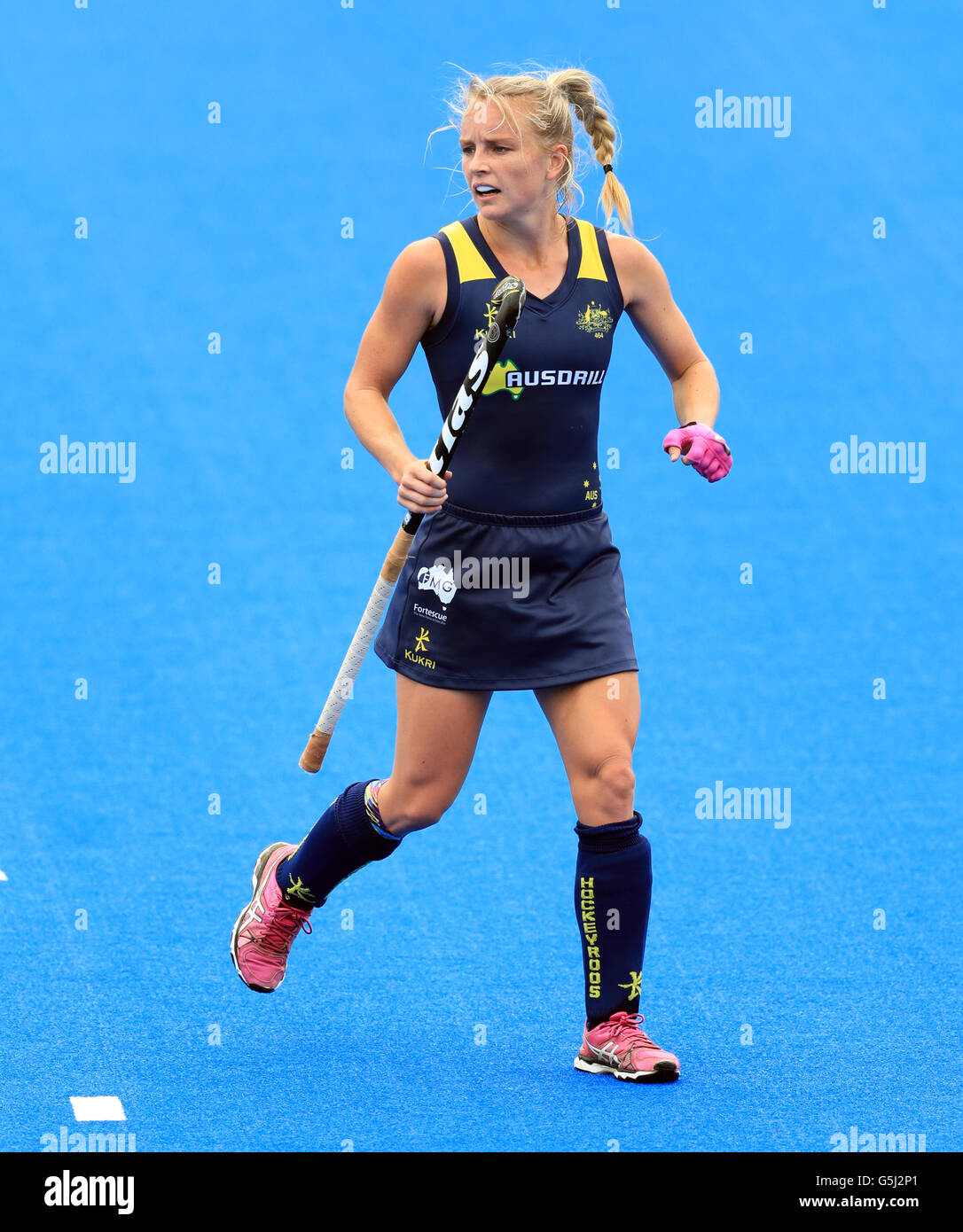 Australia's Jane Claxton during day three of the FIH Women's Champions ...