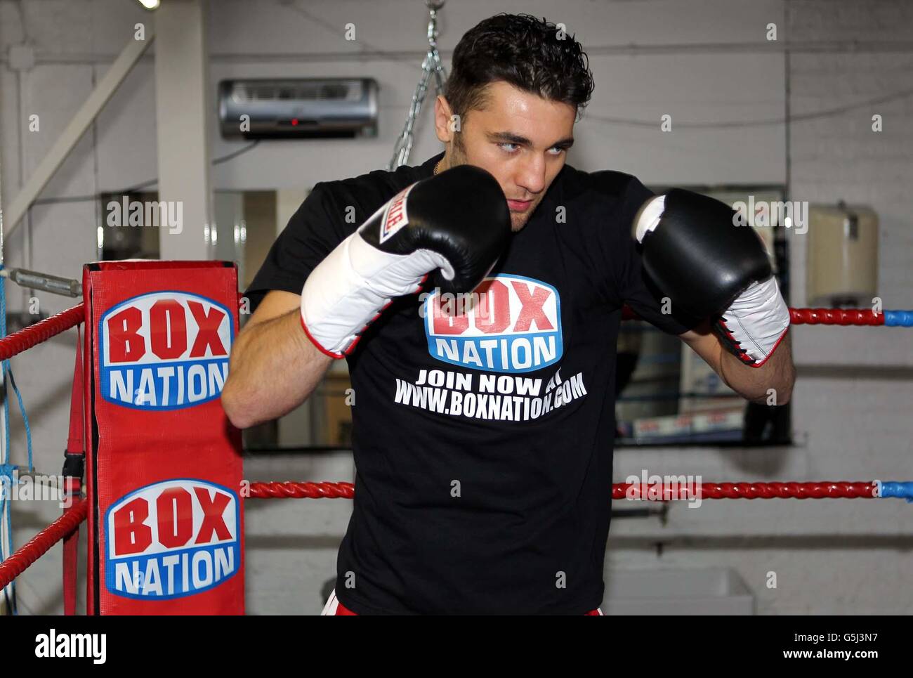 Boxing - Nathan Cleverly Media Workout - Peacock Gym. Nathan Cleverly ...