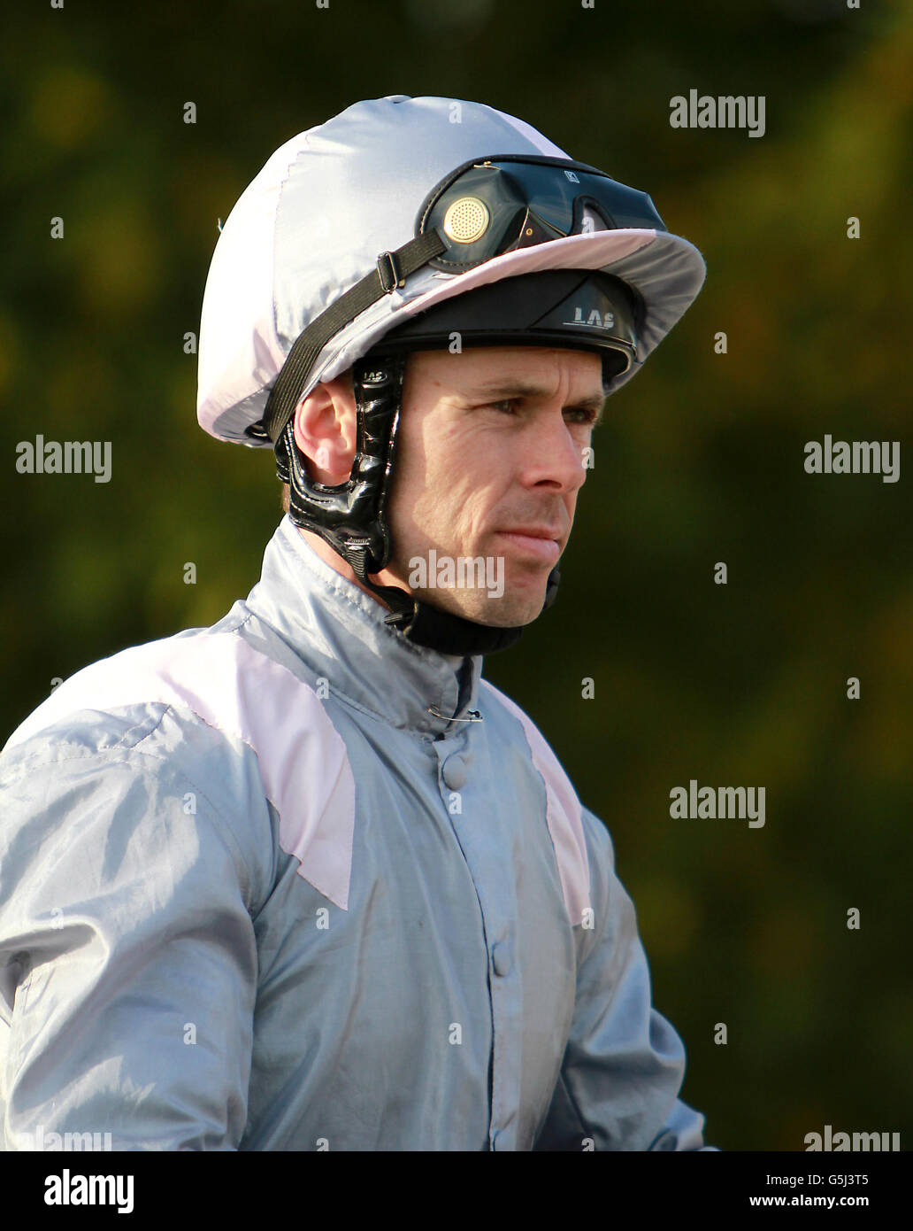 Jockey Graham Lee at Nottingham Racecourse, Nottingham Stock Photo - Alamy