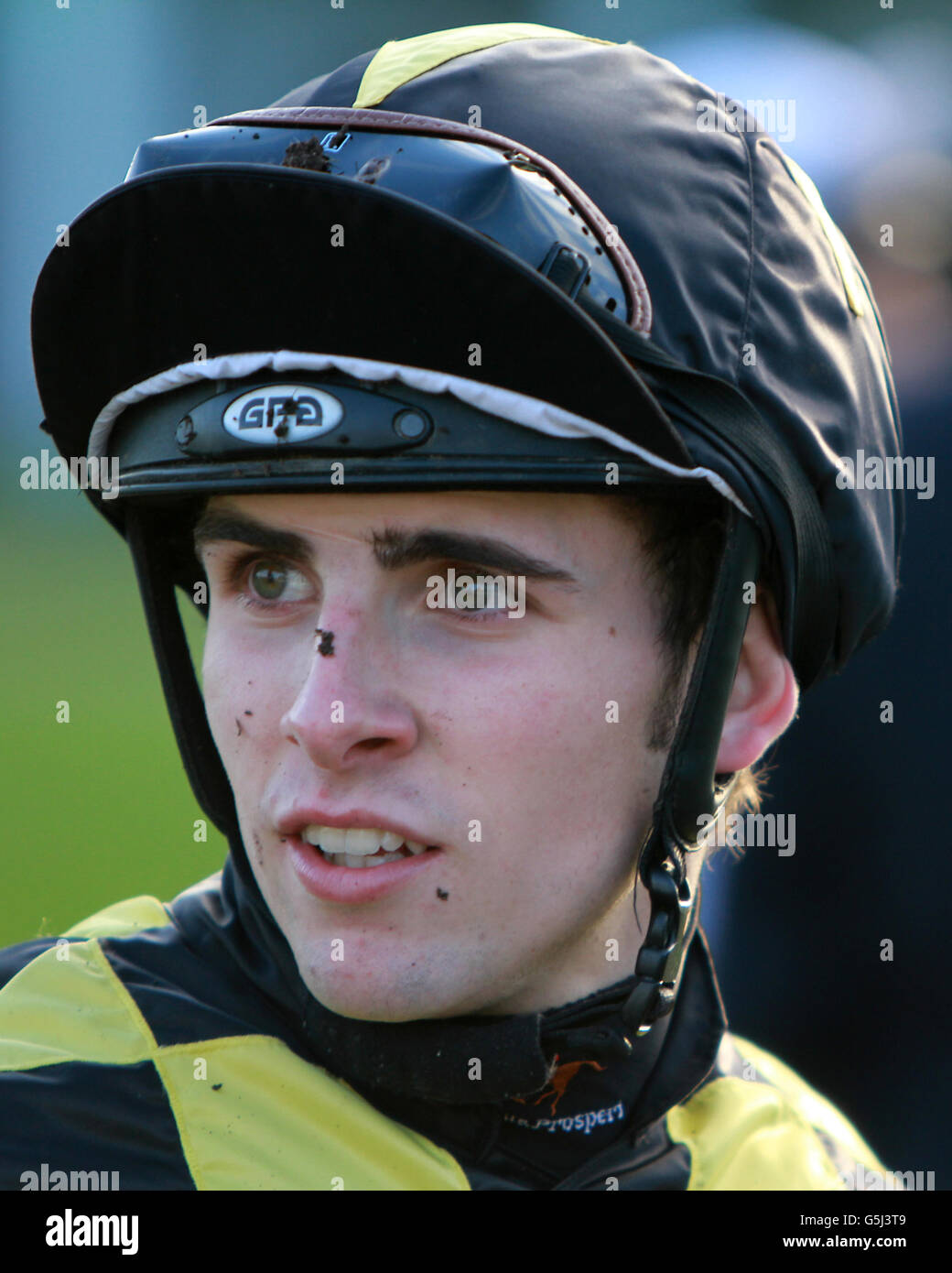 Jockey jack duern at nottingham racecourse hi-res stock photography and ...