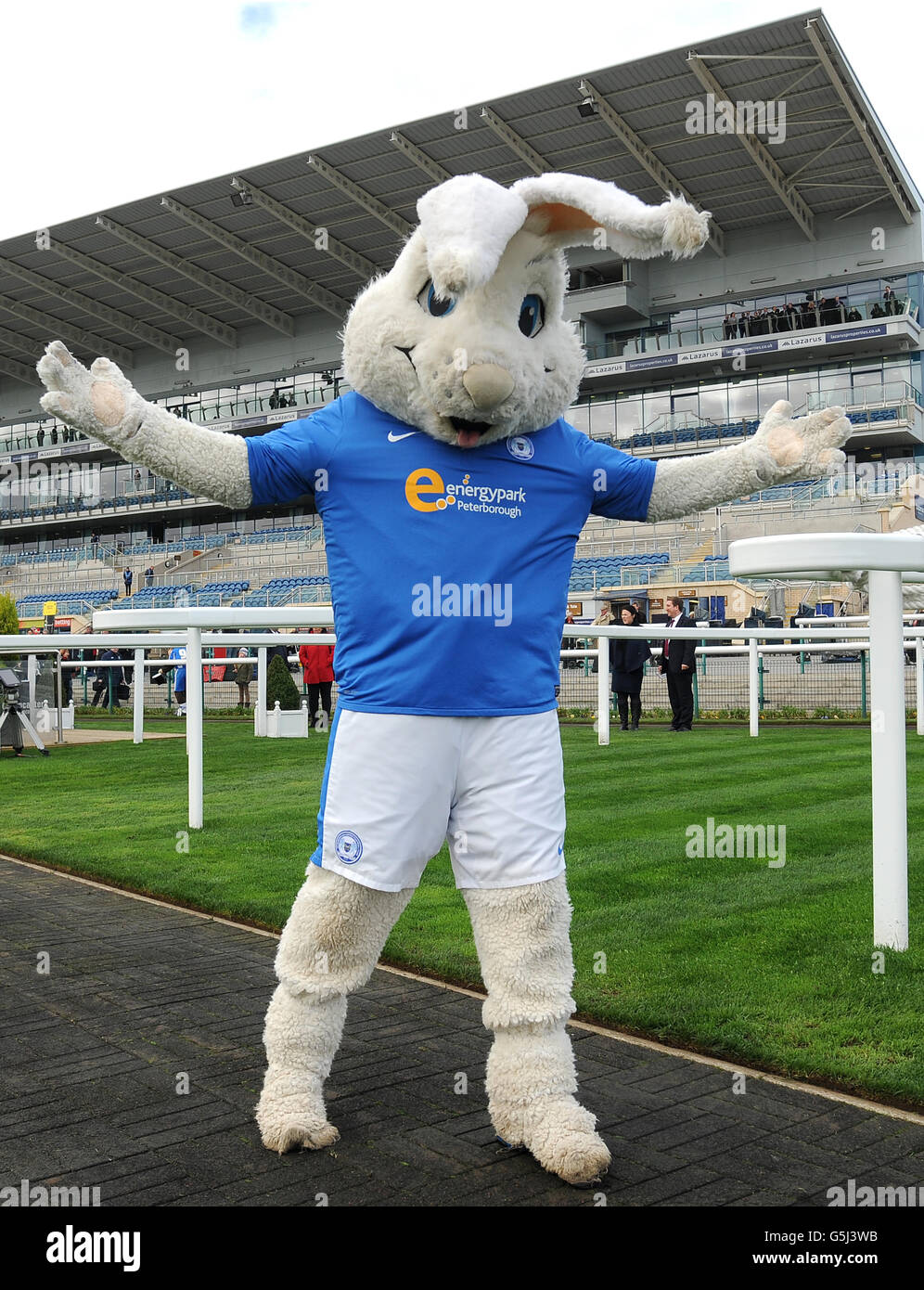 Soccer football league charity mascot race 2012 doncaster racecourse hi ...