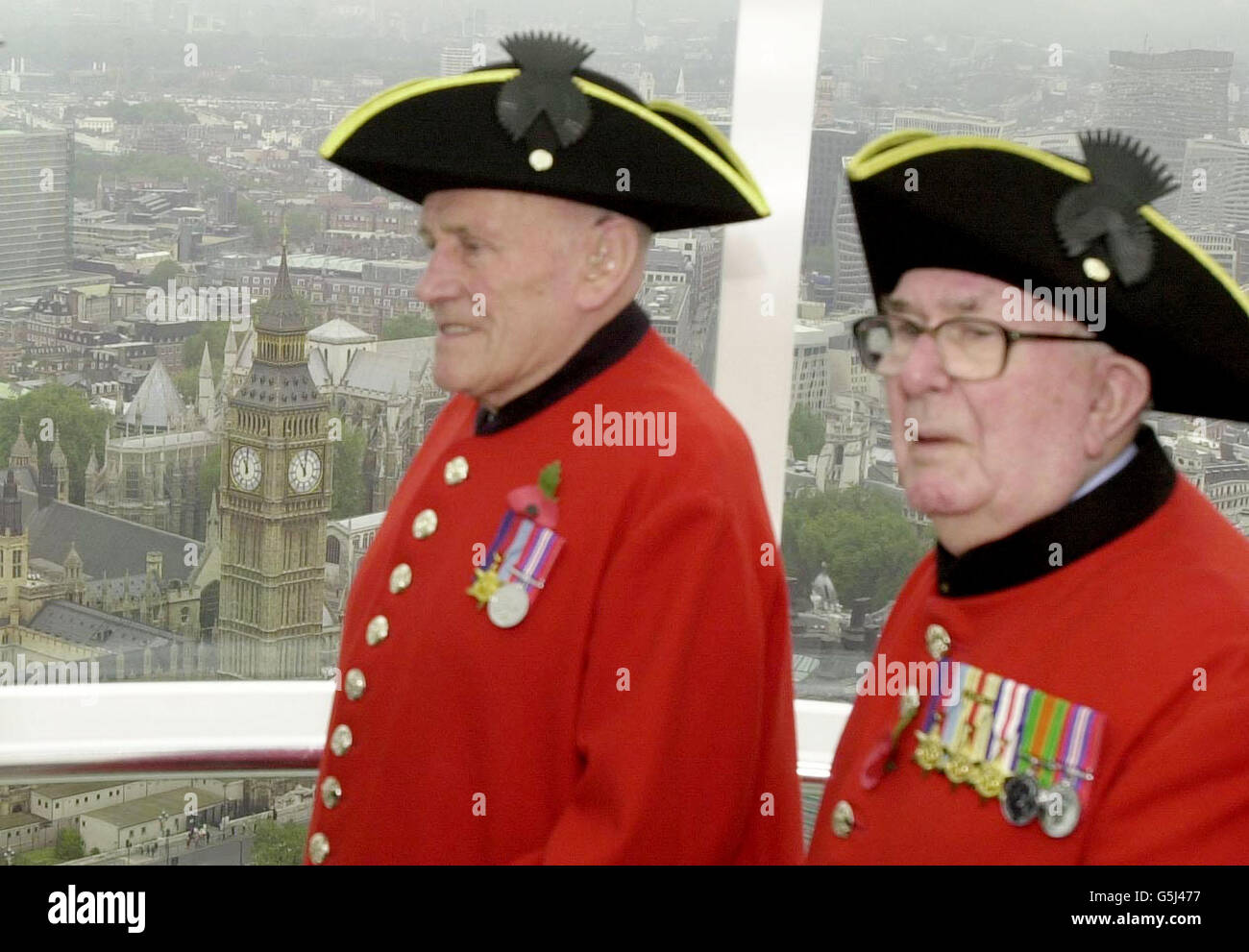 Chelsea Pensioners, Bill Blacklaws 86 (left) who was captured at ...