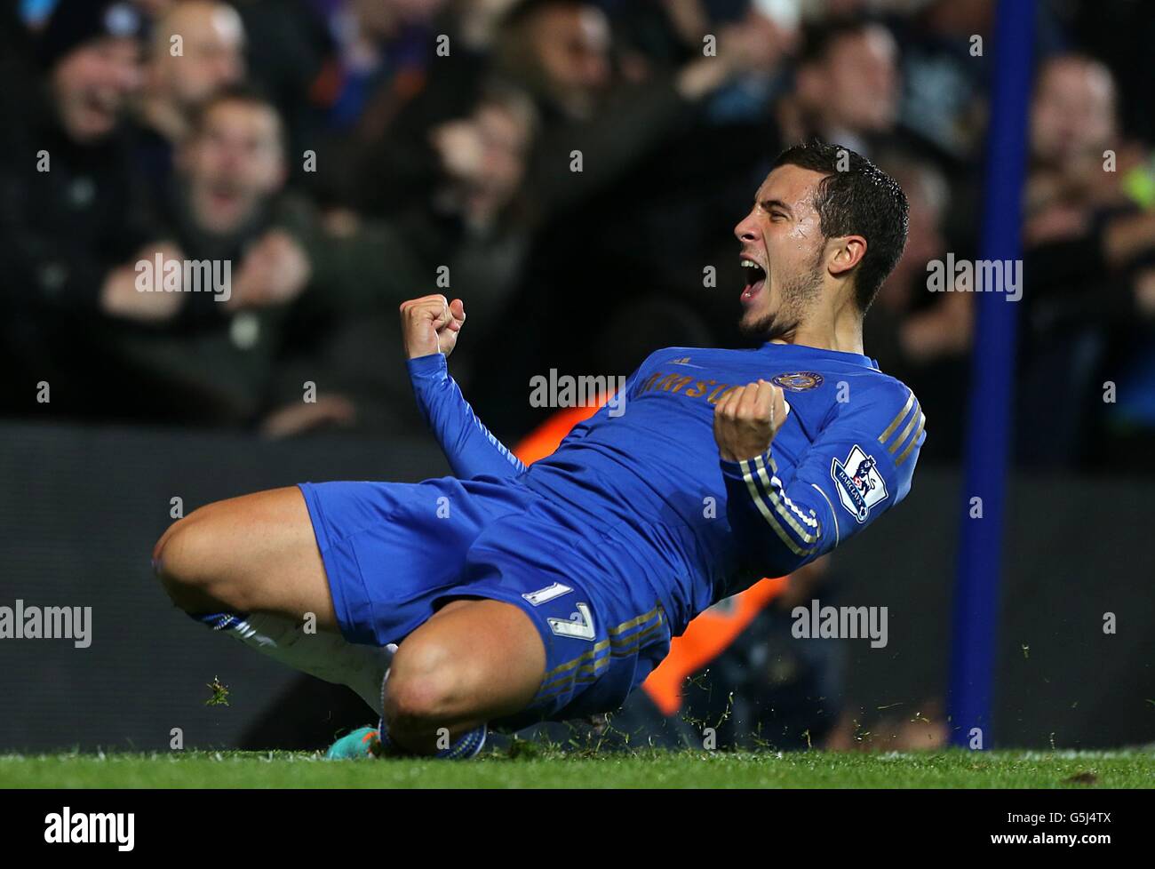 Chelsea eden hazard celebration hi-res stock photography and images - Alamy
