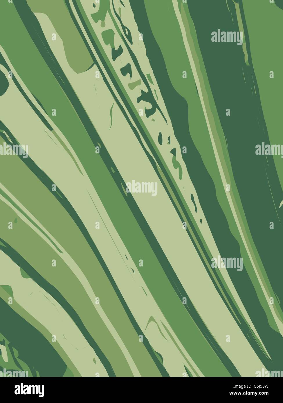 Striped wavy background in green colour. Vector illustration Stock ...