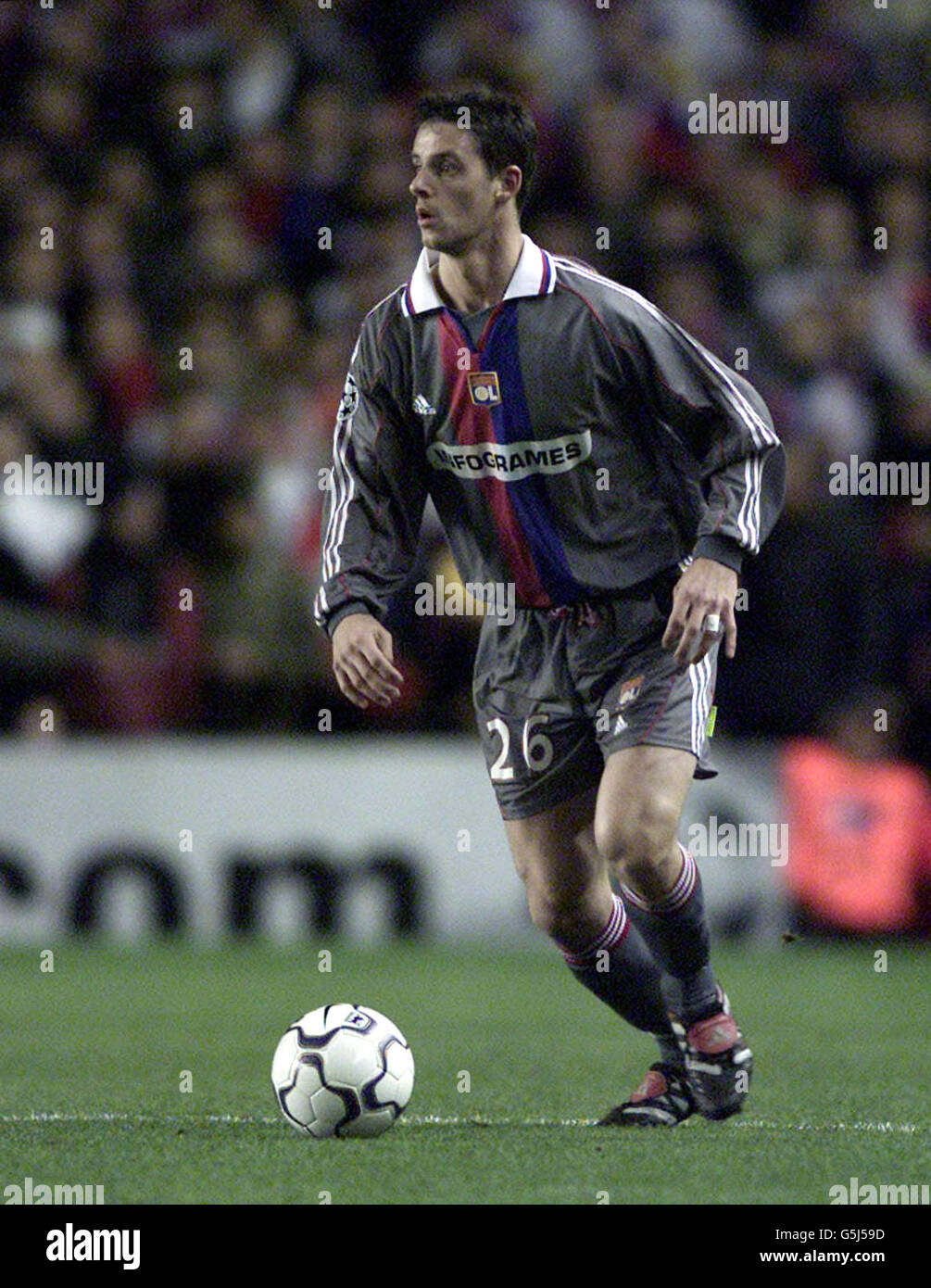 Lyon's Jeremie Brechet during the Champions League match against ...