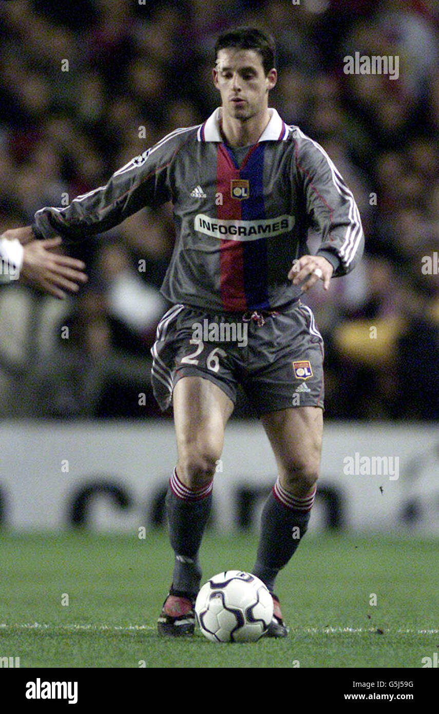 Lyon's Jeremie Brechet during the Champions League match against ...