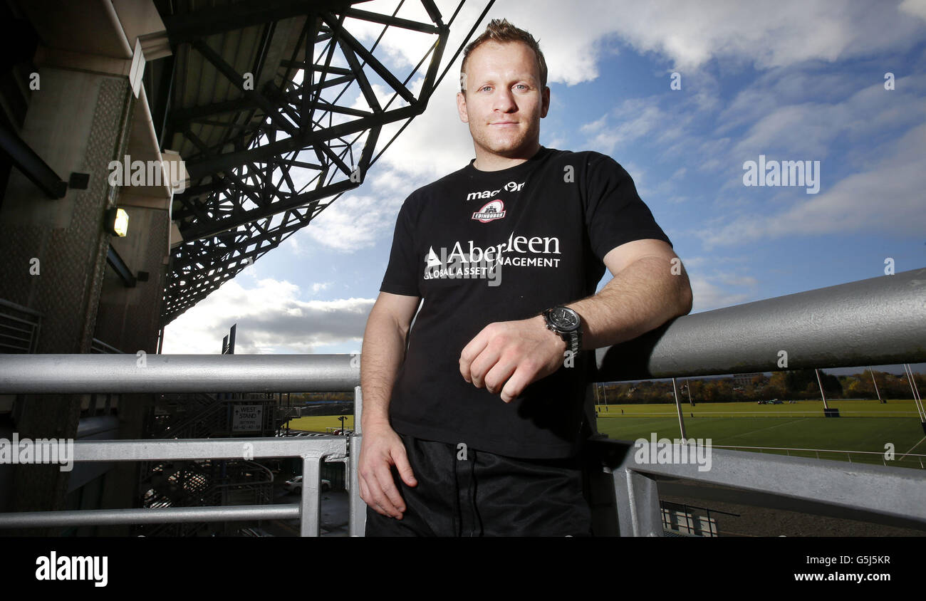 Rugby Union - Edinburgh Training and Press Conference - Murrayfield ...