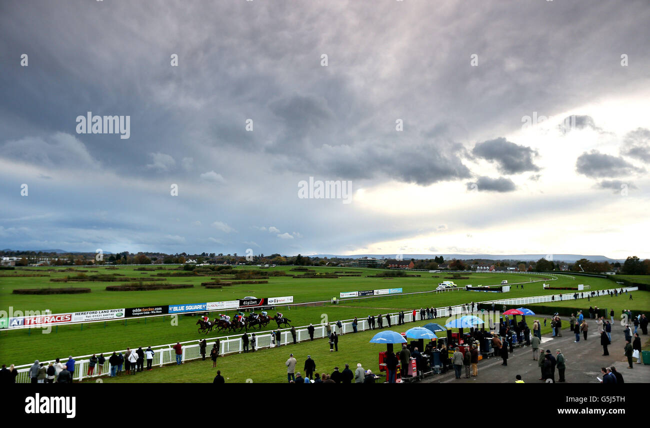 Horse Racing - Hereford Racecourse Stock Photo - Alamy