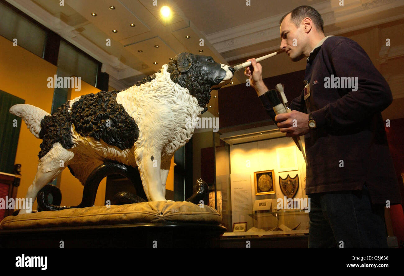 Matthew Coates Wyatt's 19th century sculpture of 'Bashaw the dog, the ...