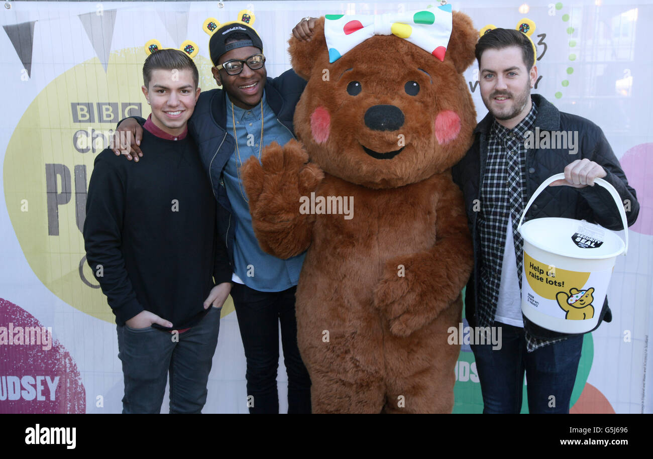 Pudsey Street event Stock Photo - Alamy