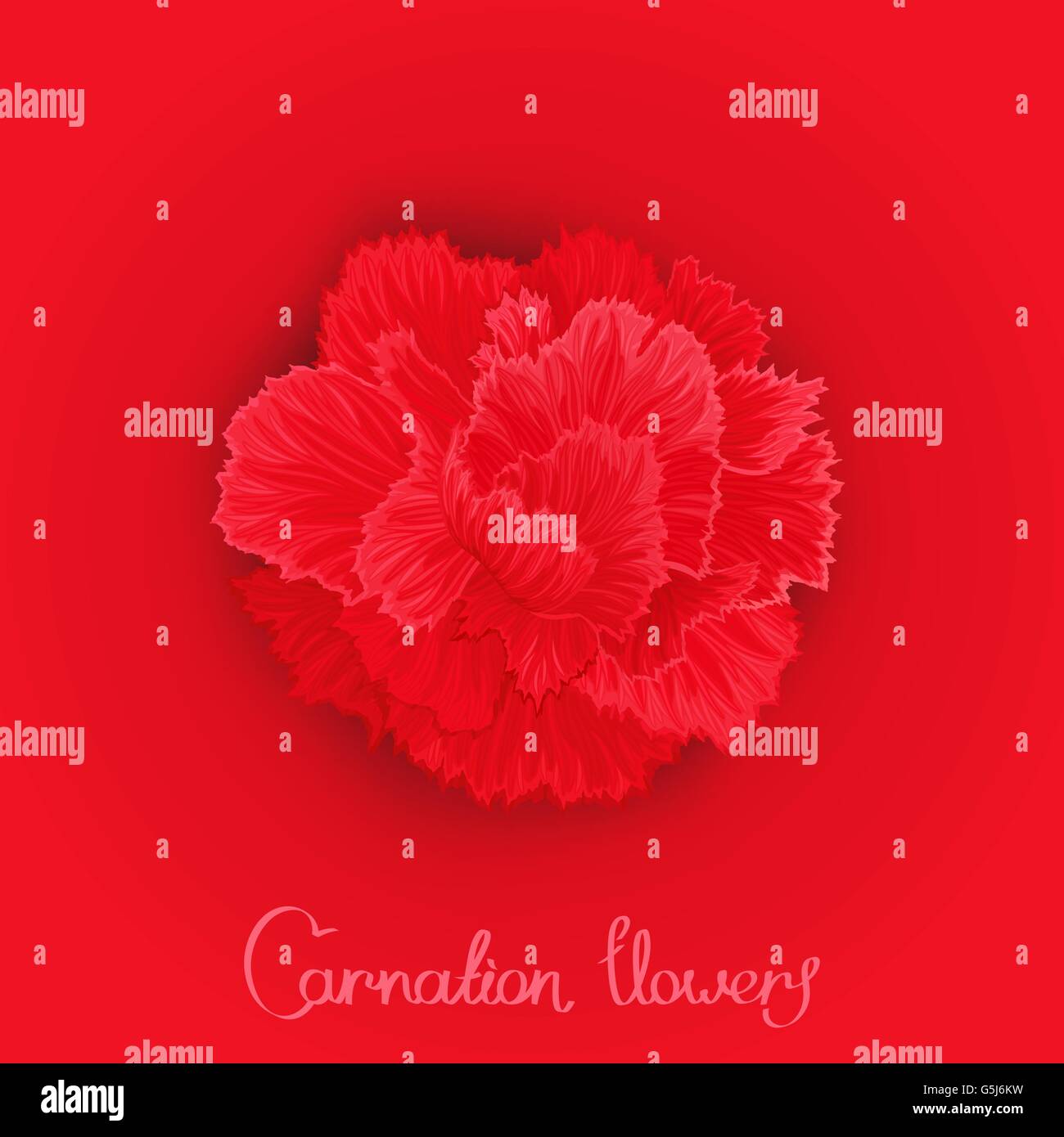 Red carnation wallpaper background Stock Vector Images - Alamy