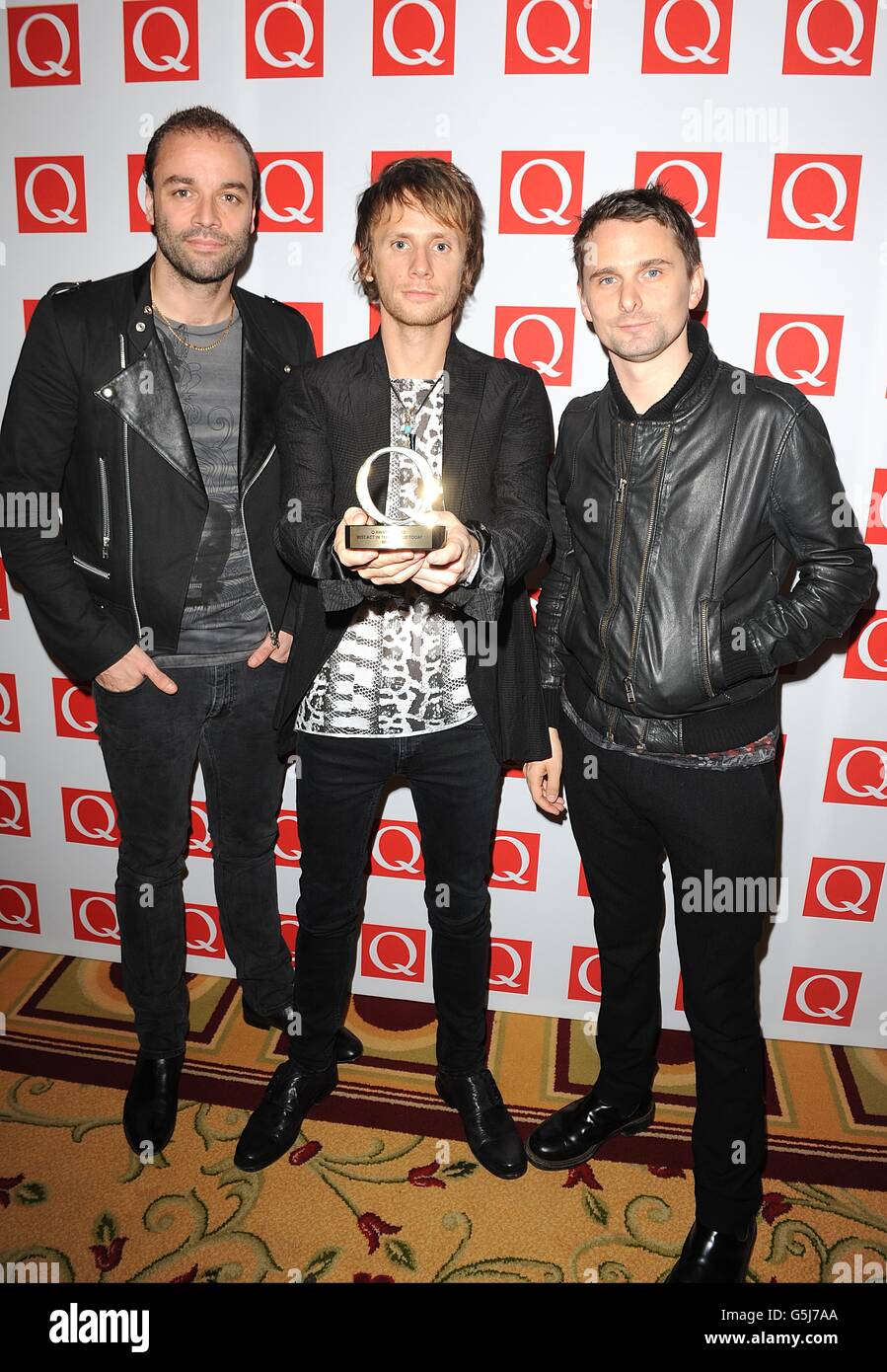 Dominic Howard, Dominic Howard and Matthew Bellamy with the The Best ...