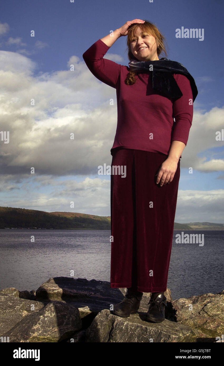 Fiona Cameron appears overjoyed as she speaks at a press conference in ...