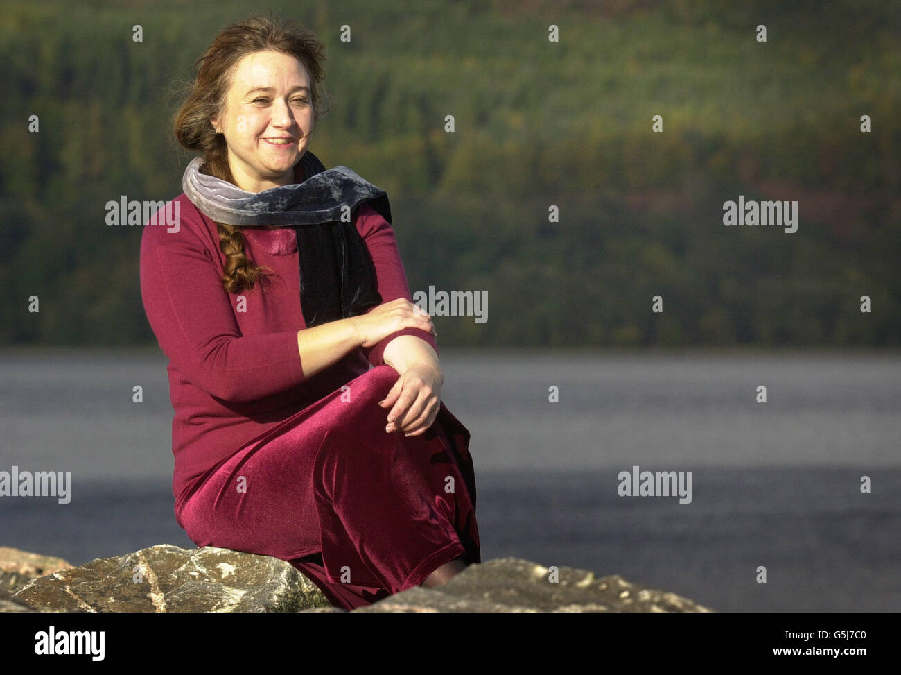 Fiona Cameron appears overjoyed as she speaks at a press conference in ...
