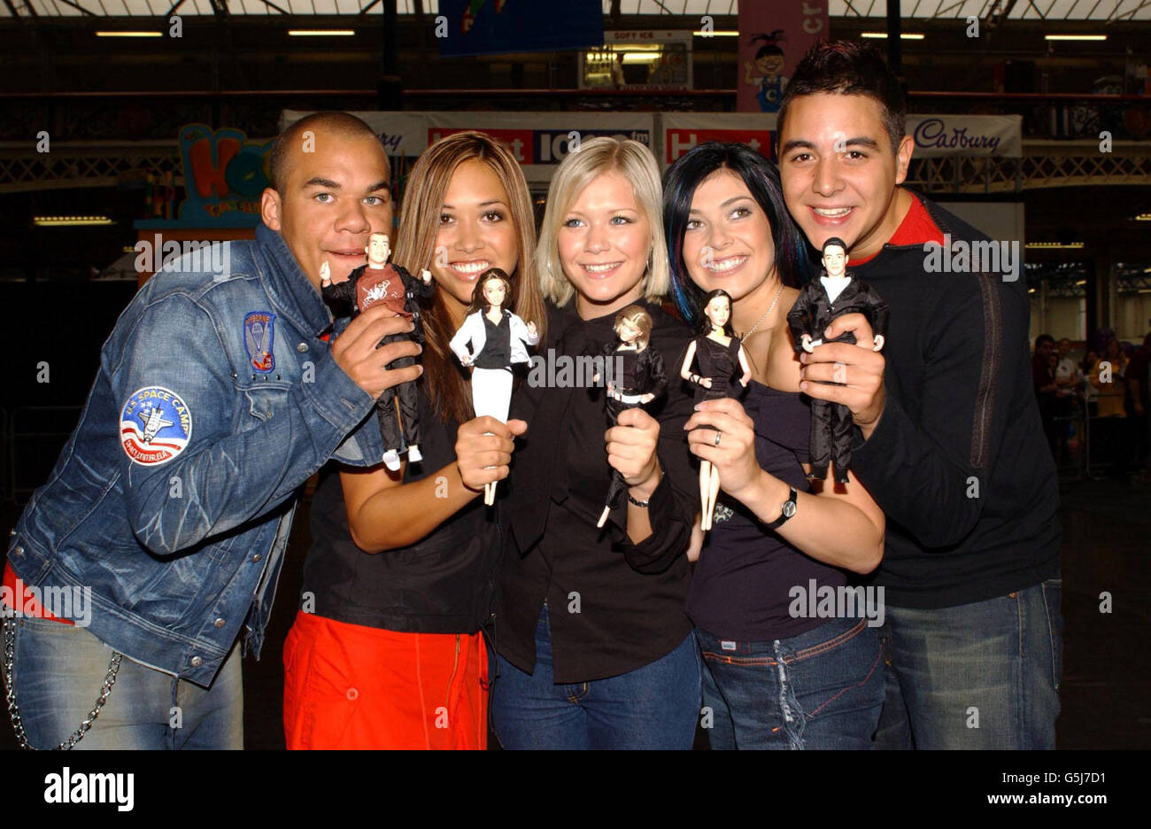 No merchandising pop group hearsay from left danny hi-res stock ...