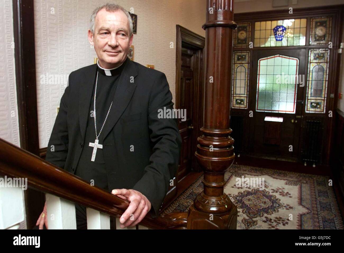 Bishop Peter Smith, the newly appointed Archbishop of Cardiff at his ...