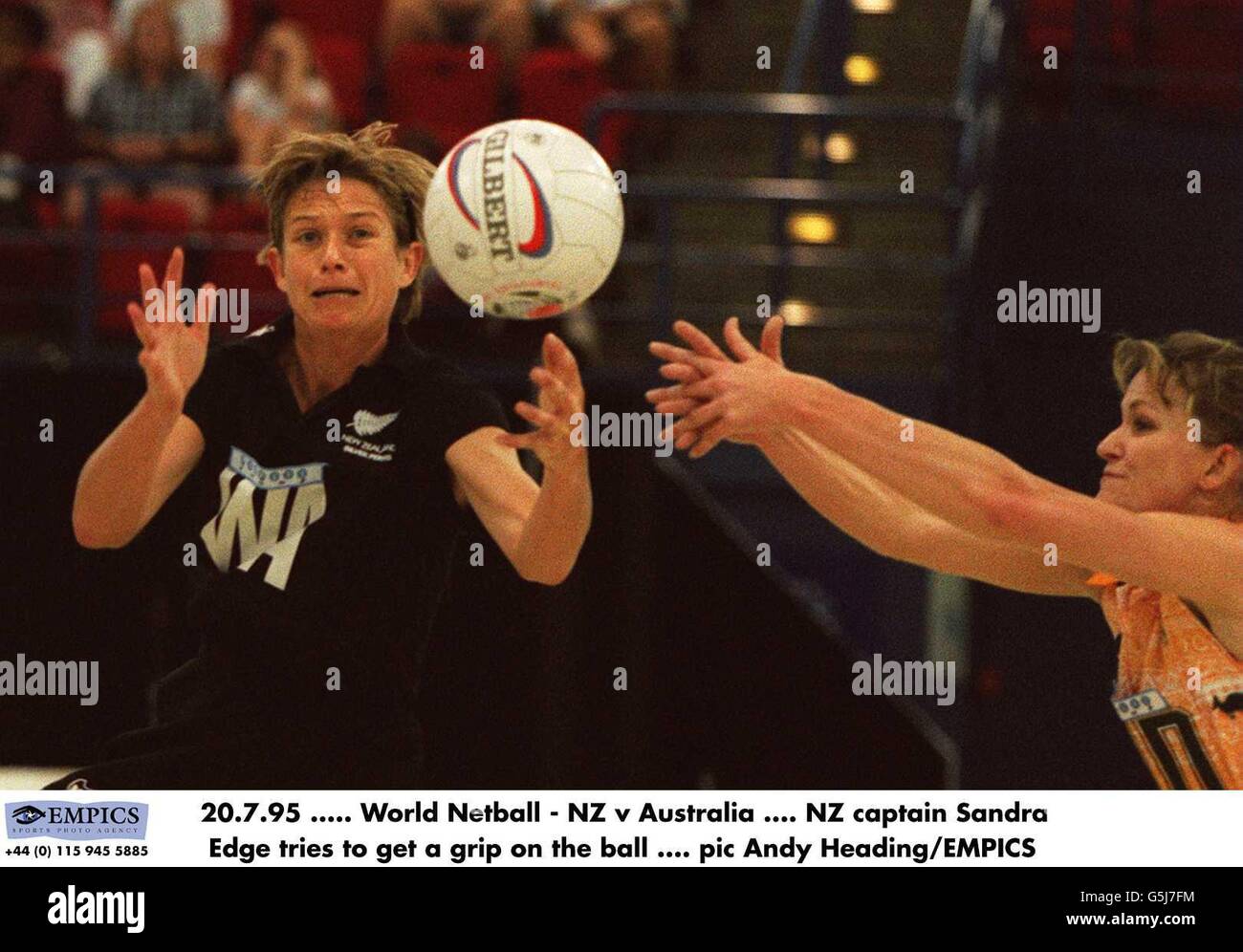 20.7.95 ..... World Netball - NZ v Australia .... NZ captain Sandra ...
