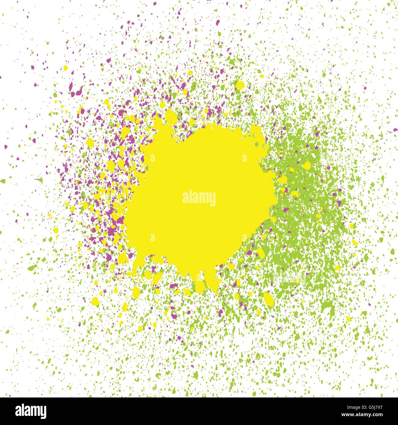 Colorful Spray Paint Splatter