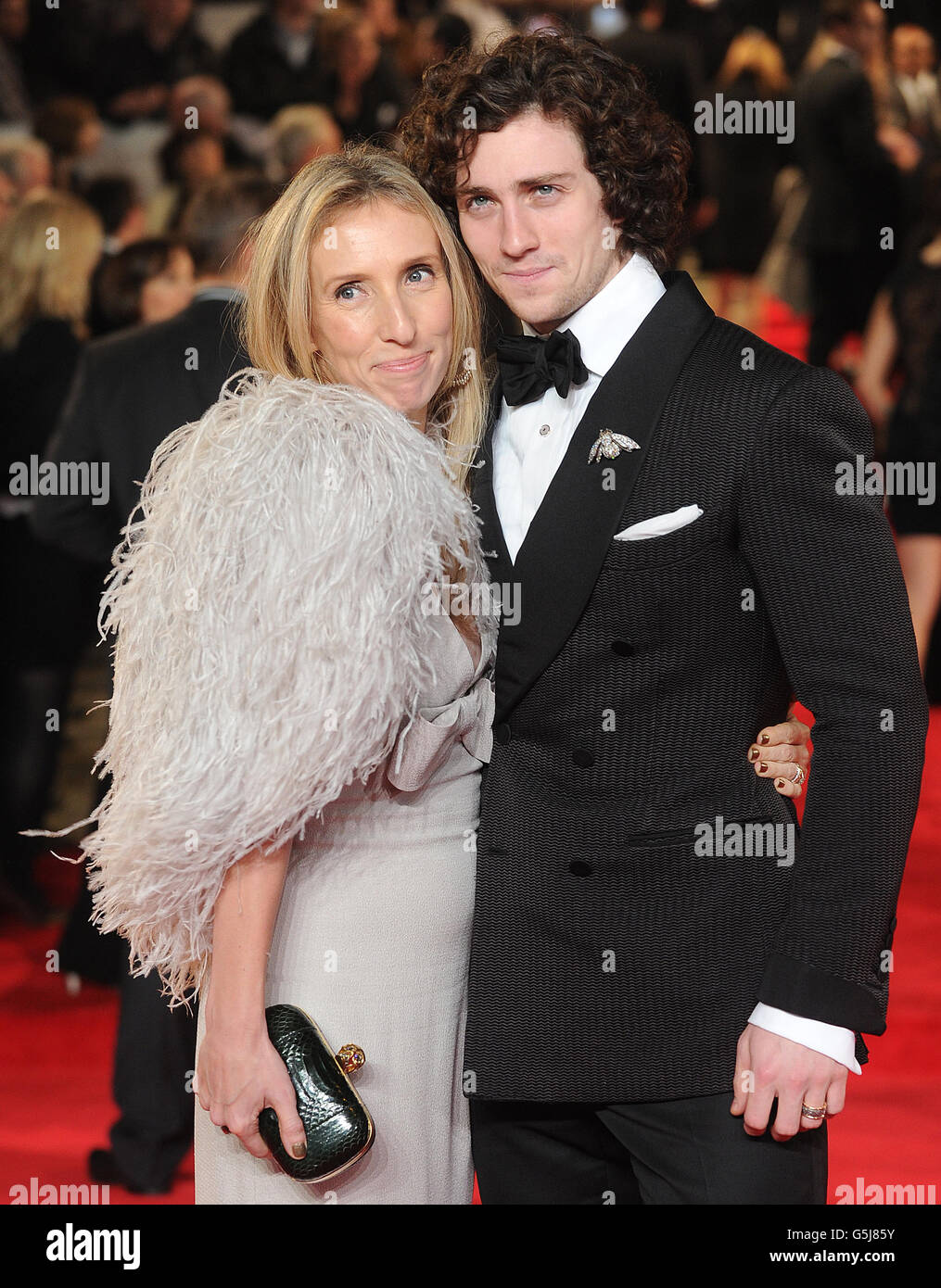 Aaron taylor johnson sam skyfall hi-res stock photography and images ...