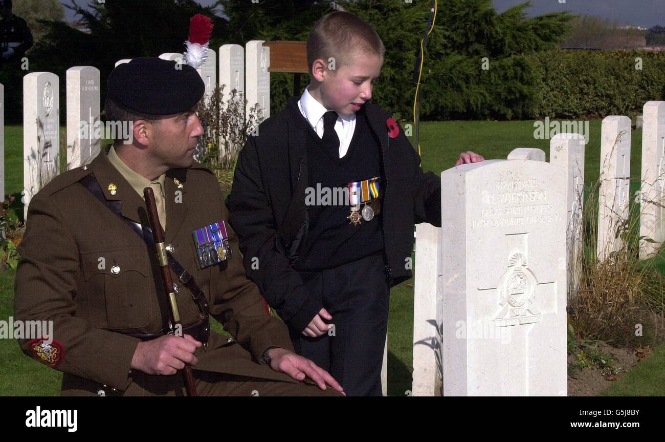 Private Harry Wilkinson Memorial Stock Photo - Alamy