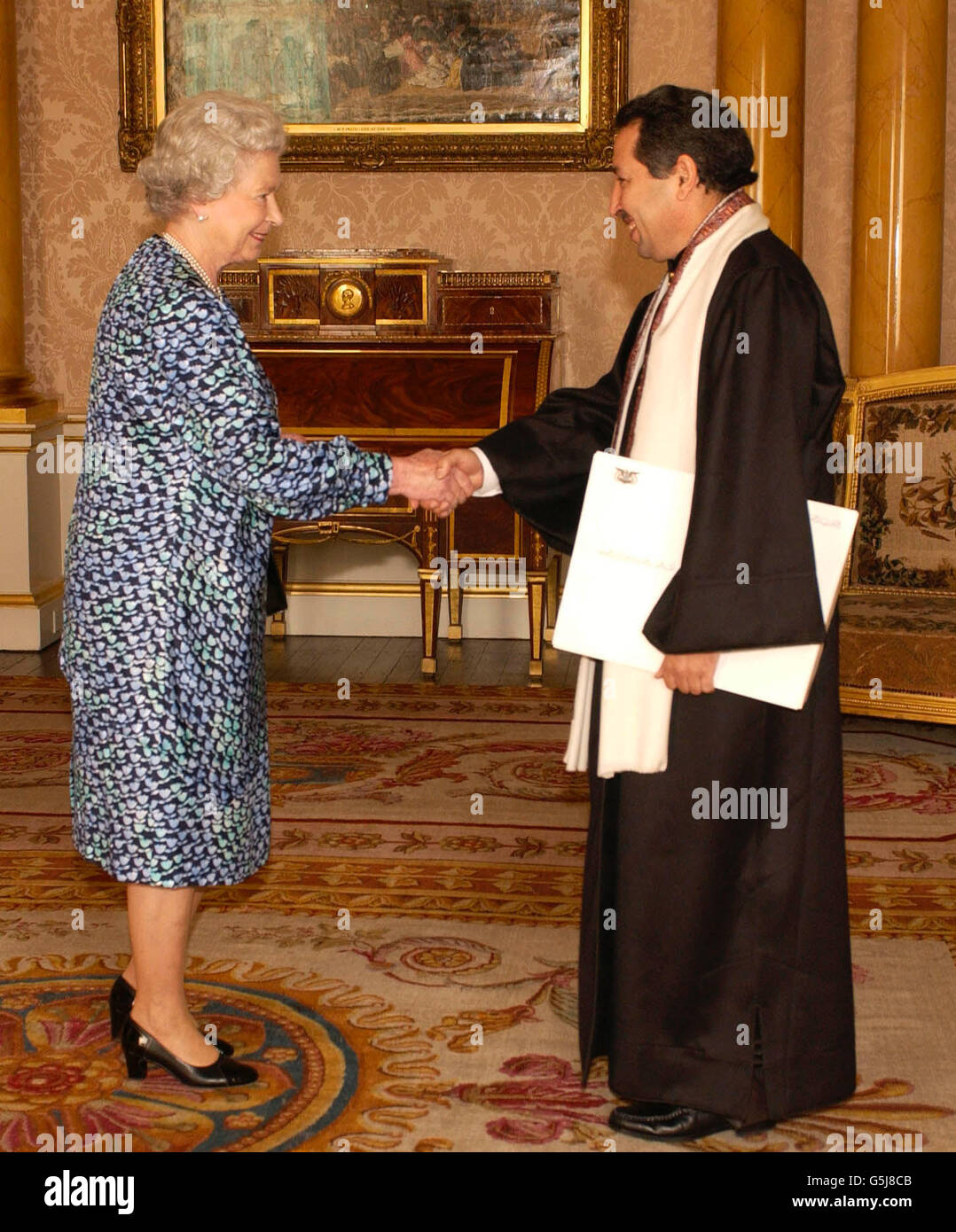Queen Elizabeth II receives His Excellency the Ambassador of Yemen ...