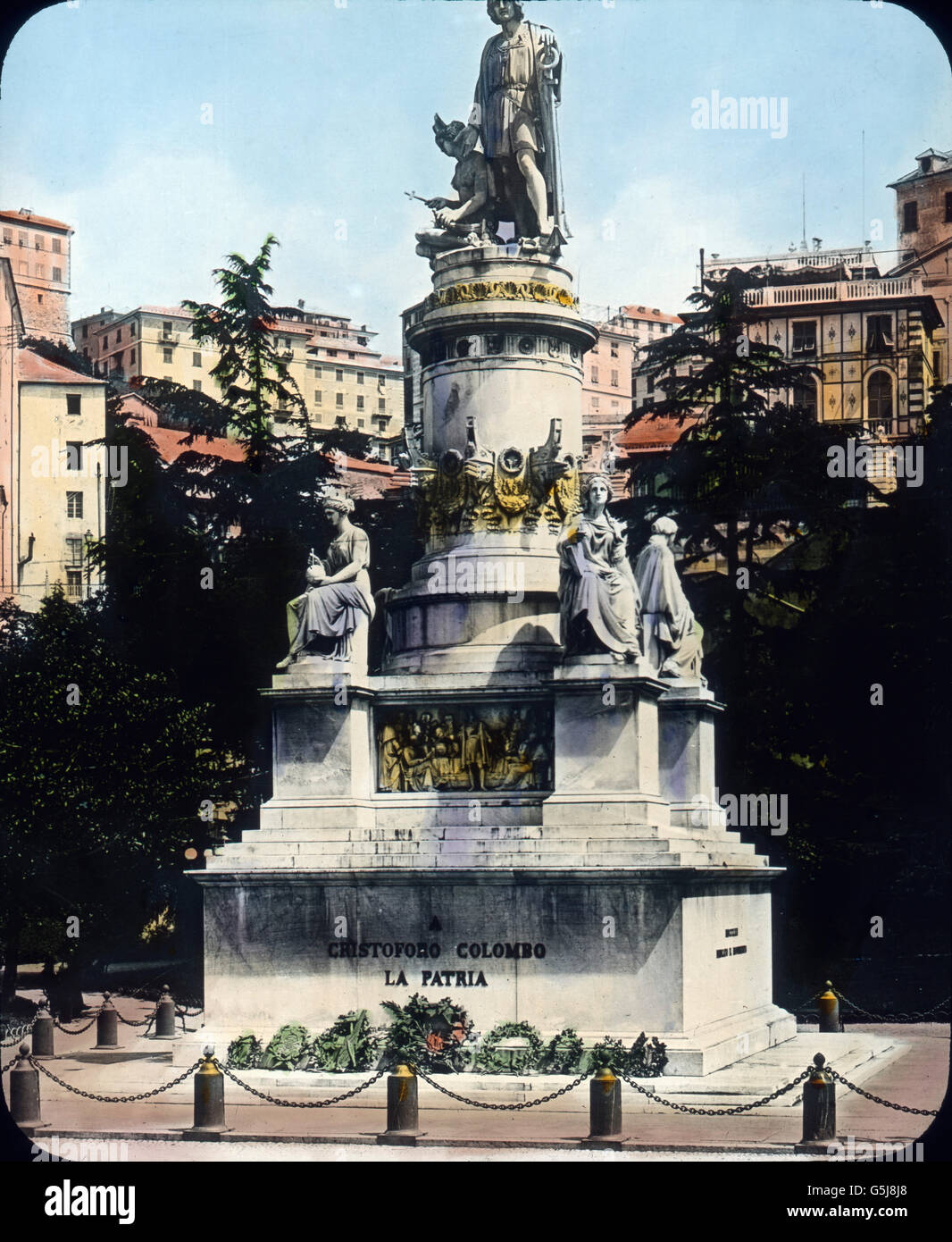 Genoa Columbus Monument Stock Photos & Genoa Columbus Monument Stock ...