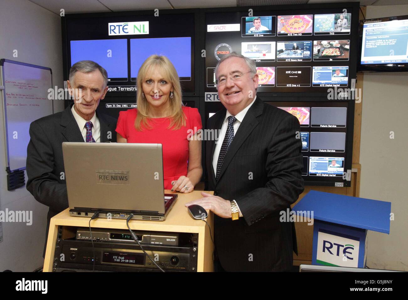 (left - right) The Chairman of the Board of RTE, Tom Savage, Miriam O ...