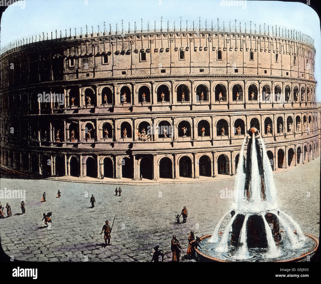 Das Kolosseum.The Colosseum Stock Photo - Alamy